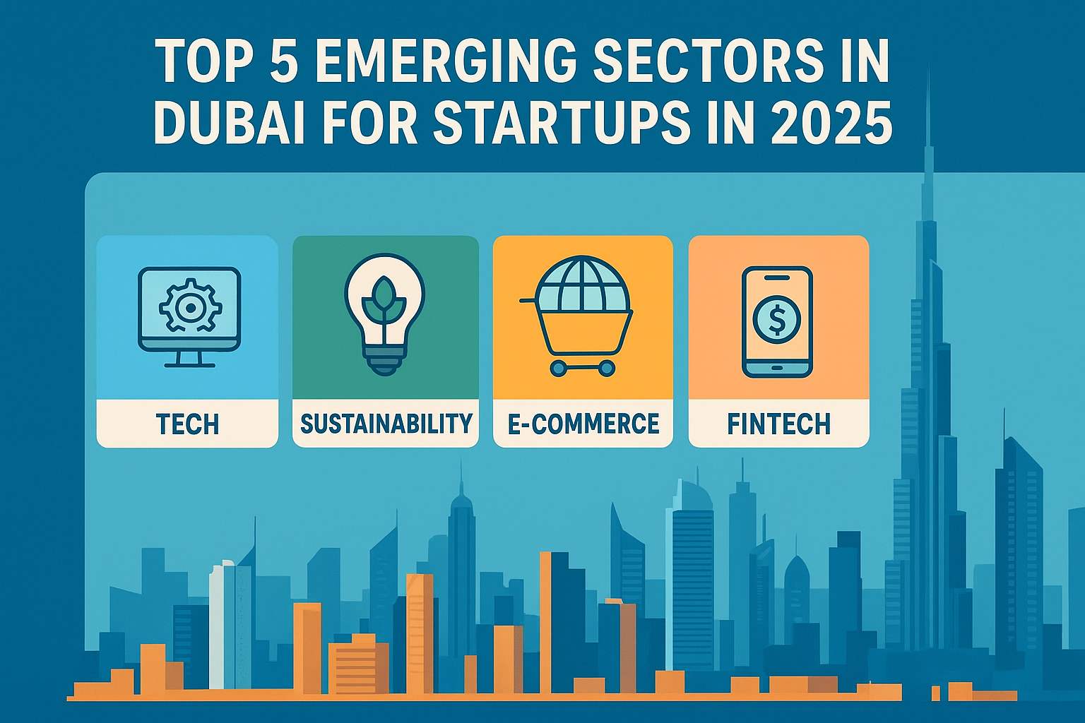 Top 5 Emerging Sectors in Dubai for Startups in 2025